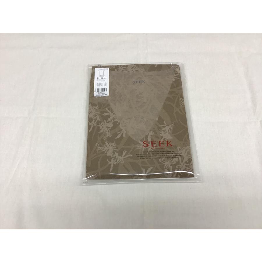 SEEK（GUNZE） 50％OFF SEEK ベージュ柄 VネックTシャツ LLサイズ : ボンマティエール Yahoo!ショップ - 通販 - Yahoo!ショッピング