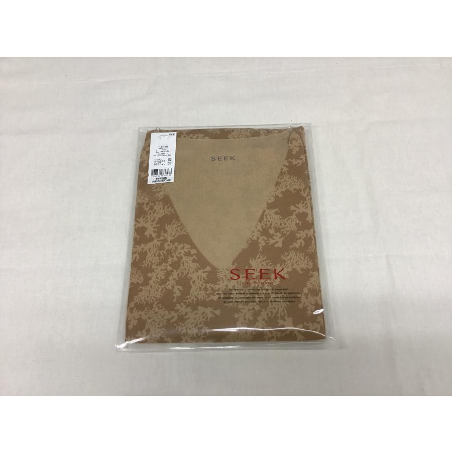 SEEK（GUNZE） 50％OFF SEEK ノーブルマロン柄 VネックTシャツ Lサイズ : ボンマティエール Yahoo!ショップ - 通販 - Yahoo!ショッピング