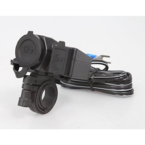 バイクパーツセンター バイク用シガーソケット 汎用 1穴&USBソケットタイプ 907605 : fbmucc7ada0d71 : ボンニュイ ...