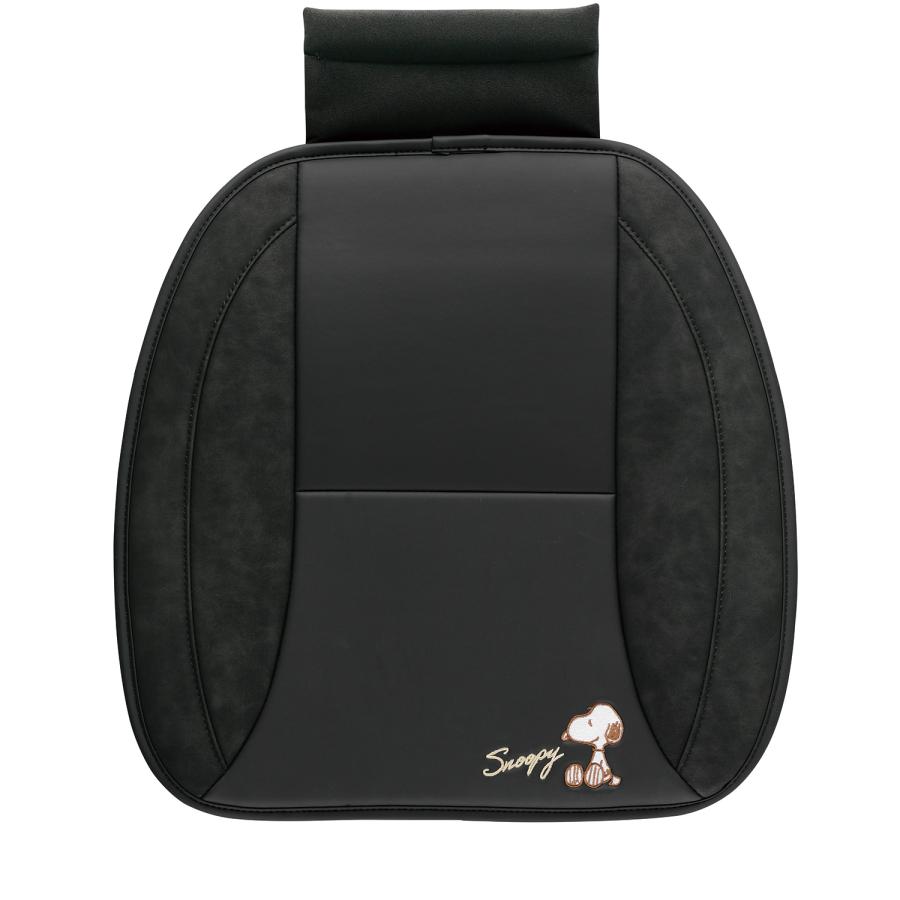 BONFORM クッション シングル SNOOPY スヌーピー エレガンス 1枚 約45x45cm ヌバック調 合成皮革 コンビ ブラック 黒 5222-43BK : BONSAN - 通販 ...