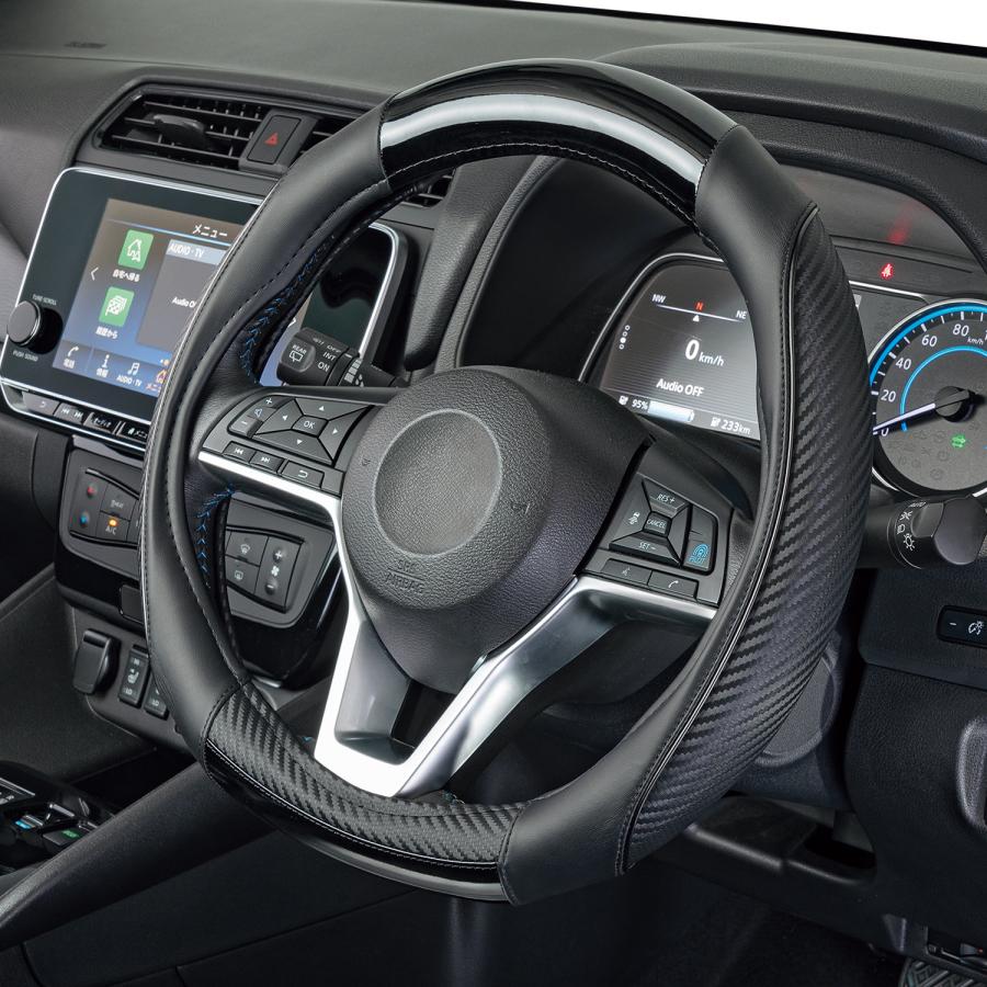 BONFORM ハンドルカバー 軽自動車 3本スポーク 専用 グロッシー カーボン エナメル ステアリングカバー Sサイズ 6953-01 ブラック : BONSAN - 通販 - Yahoo ...