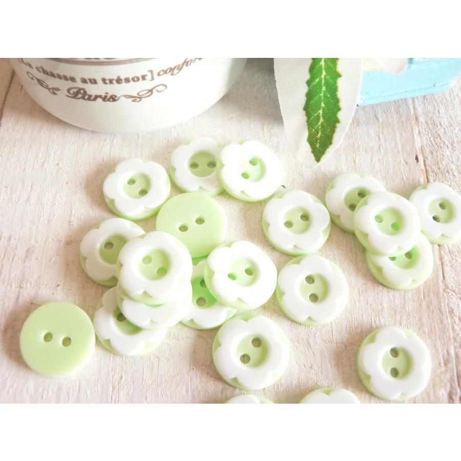 ボタン 13mm お花 きみどり 10個 手芸 #1220 : ブーブーハウス Yahoo!店 - 通販 - Yahoo!ショッピング