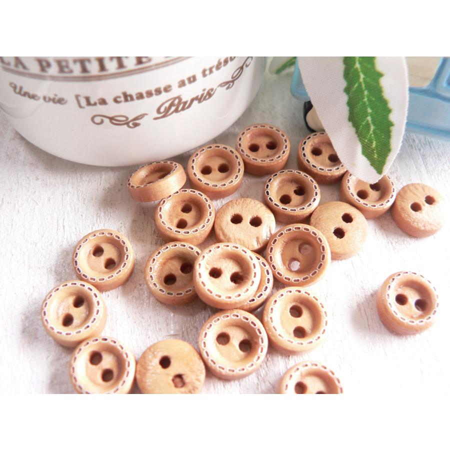 ボタン 木のボタン 9mm ウッド 手芸 10個 #1459 : ブーブーハウス Yahoo!店 - 通販 - Yahoo!ショッピング