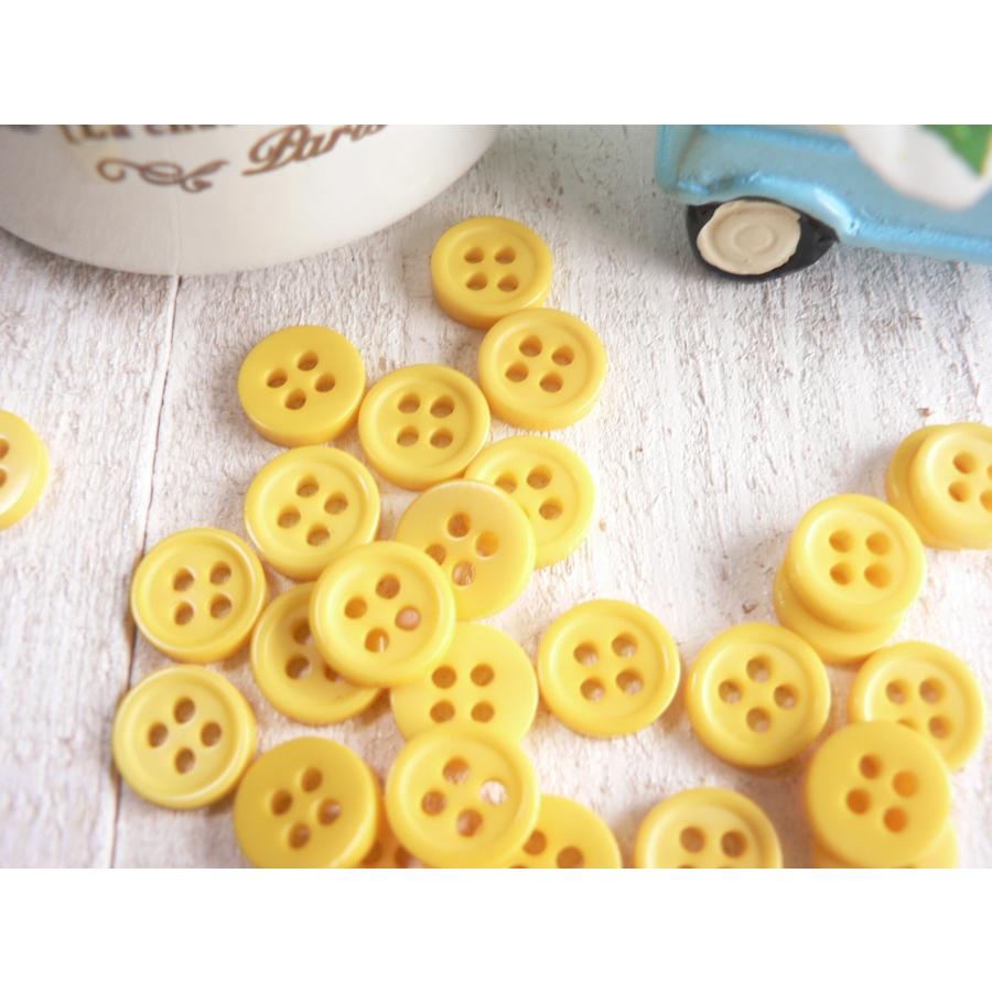 ボタン 9mm 山吹 シンプル カラフル 手芸 100個 #593 : ブーブーハウス Yahoo!店 - 通販 - Yahoo!ショッピング
