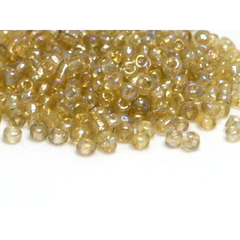 シードビーズ アウトレット ゴールド系レインボー 3mm 10グラム 300個程度 #w-133 : ブーブーハウス Yahoo!店 - 通販 - Yahoo!ショッピング
