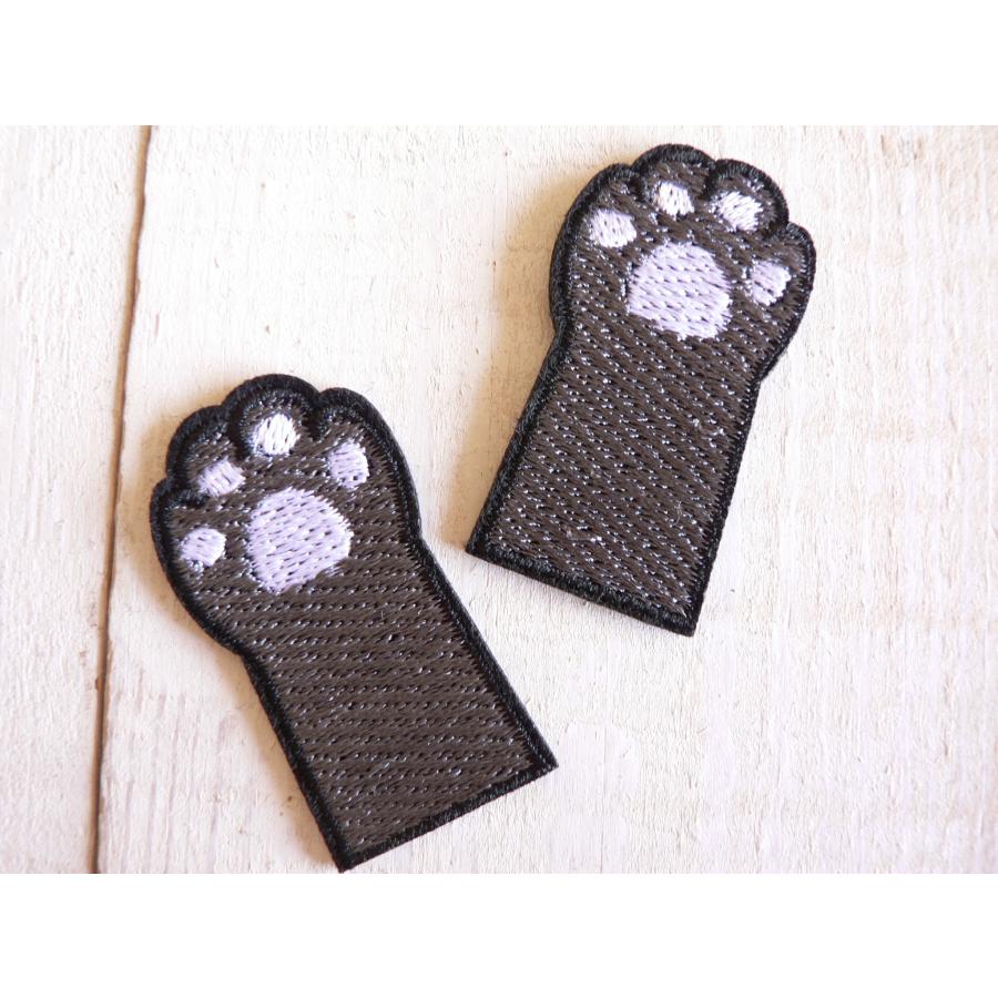 ワッペン 肉球 アイロンワッペン 足跡 2枚セット 犬の足跡 ネコの足跡 #1235 : ブーブーハウス Yahoo!店 - 通販 - Yahoo!ショッピング