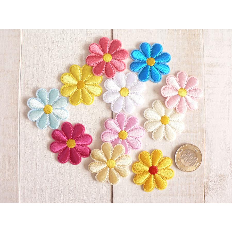 ワッペン お花 11枚セット R ミニワッペン アイロンワッペン アップリケ #1388 : wap-1388 : ブーブーハウス Yahoo!店 - 通販 - Yahoo!ショッピング