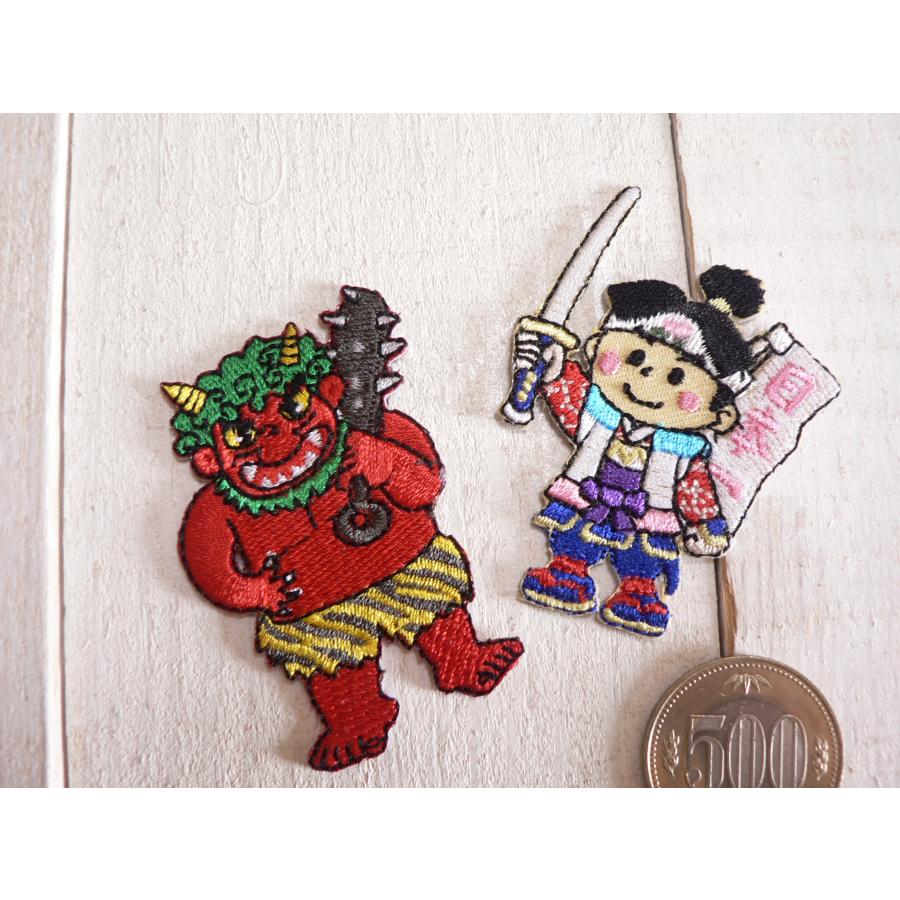 ワッペン 鬼 オニ おに 桃太郎 #1466 : ブーブーハウス Yahoo!店 - 通販 - Yahoo!ショッピング