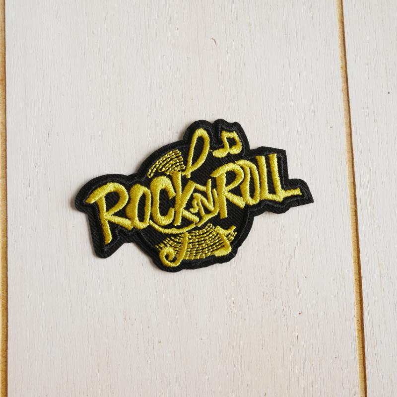 ワッペン ROCK'N ROLL ロックンロール レコード 音楽 Rock ＃1632 :wap-1632:ブーブーハウス Yahoo!店 - 通販 - Yahoo!ショッピング