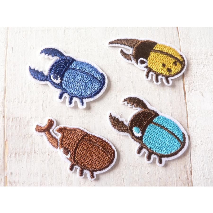 ワッペン クワガタ くわがた ミニアイロンワッペン アップリケ 2枚セット #1637 : ブーブーハウス Yahoo!店 - 通販 - Yahoo!ショッピング