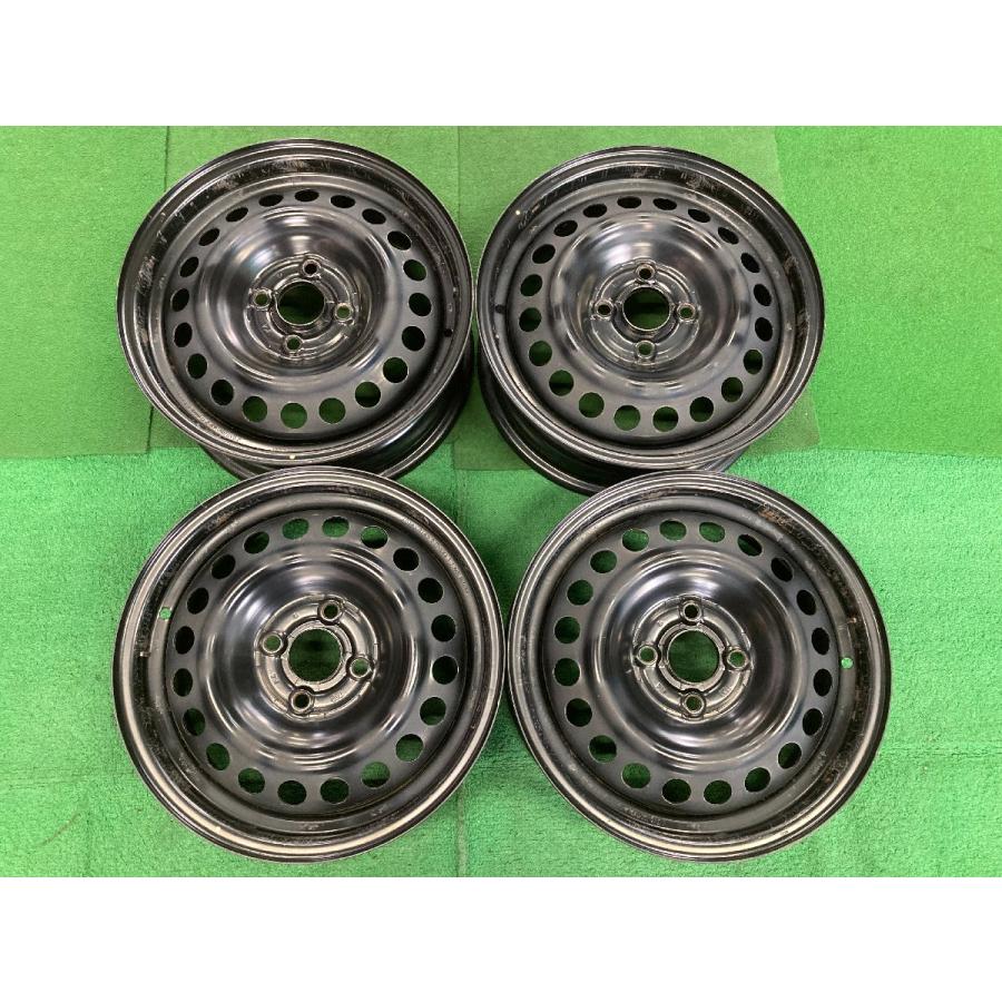 4676 手渡し大歓迎!! ホンダ フィット グレイス シャトル 等 15インチ 6J +50 4H 100 スチールホイール 4本 : BOOBOO - 通販 - Yahoo!ショッピング