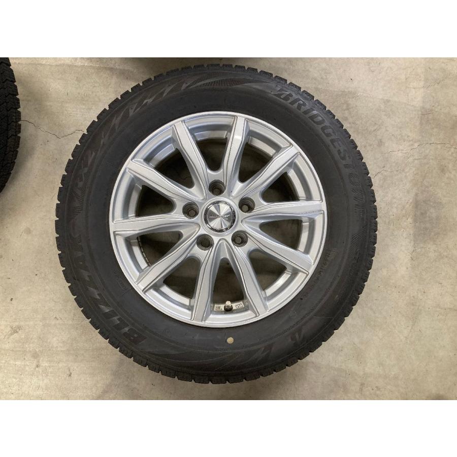 4800 スタッドレス BLIZZAK VRX2 195/65R15 2019年製 Jokerノア ヴォクシー エスクァイア 等 15インチ 6J +43 5H 114.3 アルミホイール ...