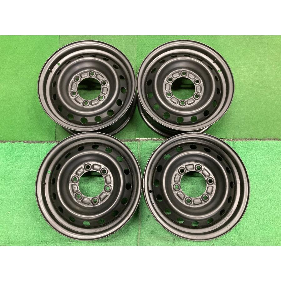 6072 トヨタ ハイエース レジアスエース 等 15インチ 6J +35 6H 139.7 スチールホイール 4本 : BOOBOO - 通販 - Yahoo!ショッピング