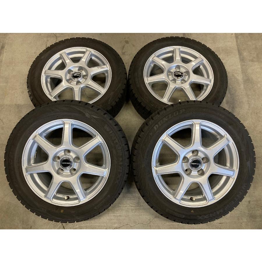 6159 2022年製 スタッドレス ダンロップ WM02 185/60R15 PRD トヨタ シエンタ 170系 等 15インチ 6J ...