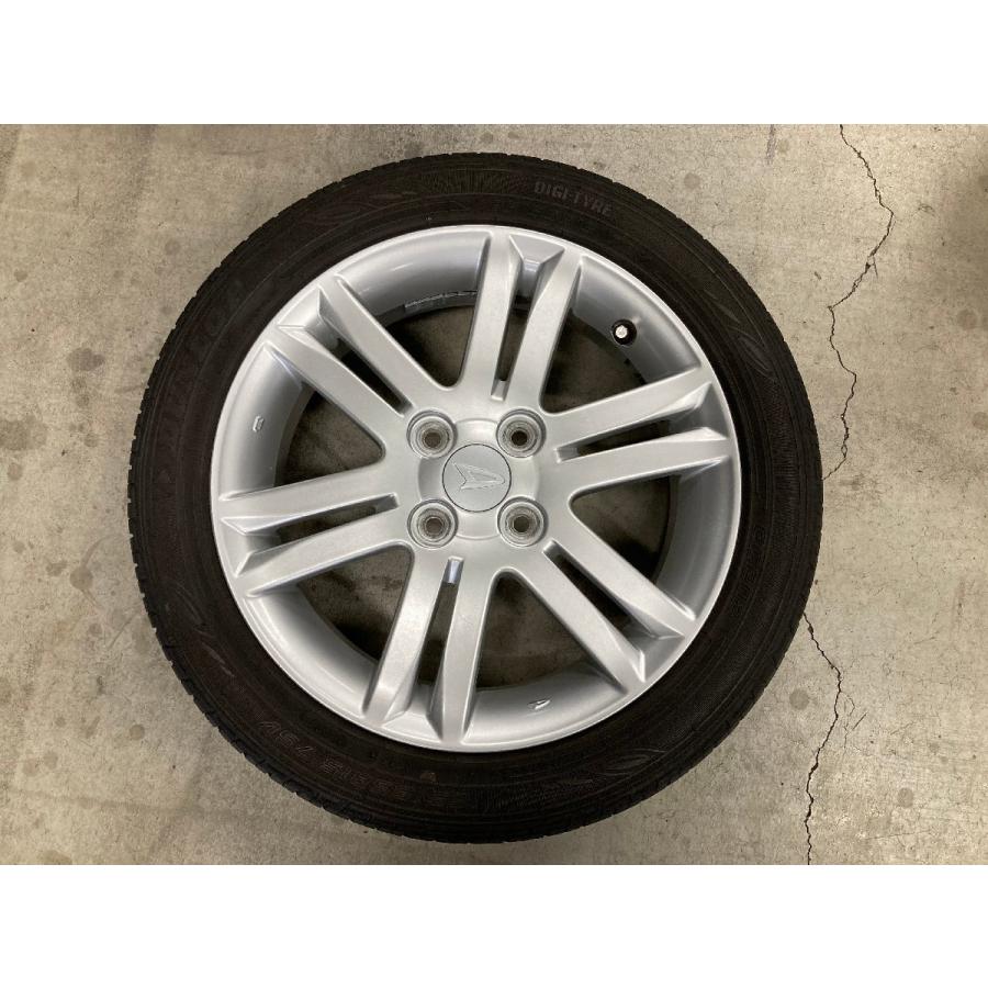 6382 バリ山 2021年製 ダンロップ EC202 165/55R15 ダイハツ 純正 ウェイク タント ムーヴ 等 15インチ 4.5J +45 4H 100 アルミホイール :6382 ...