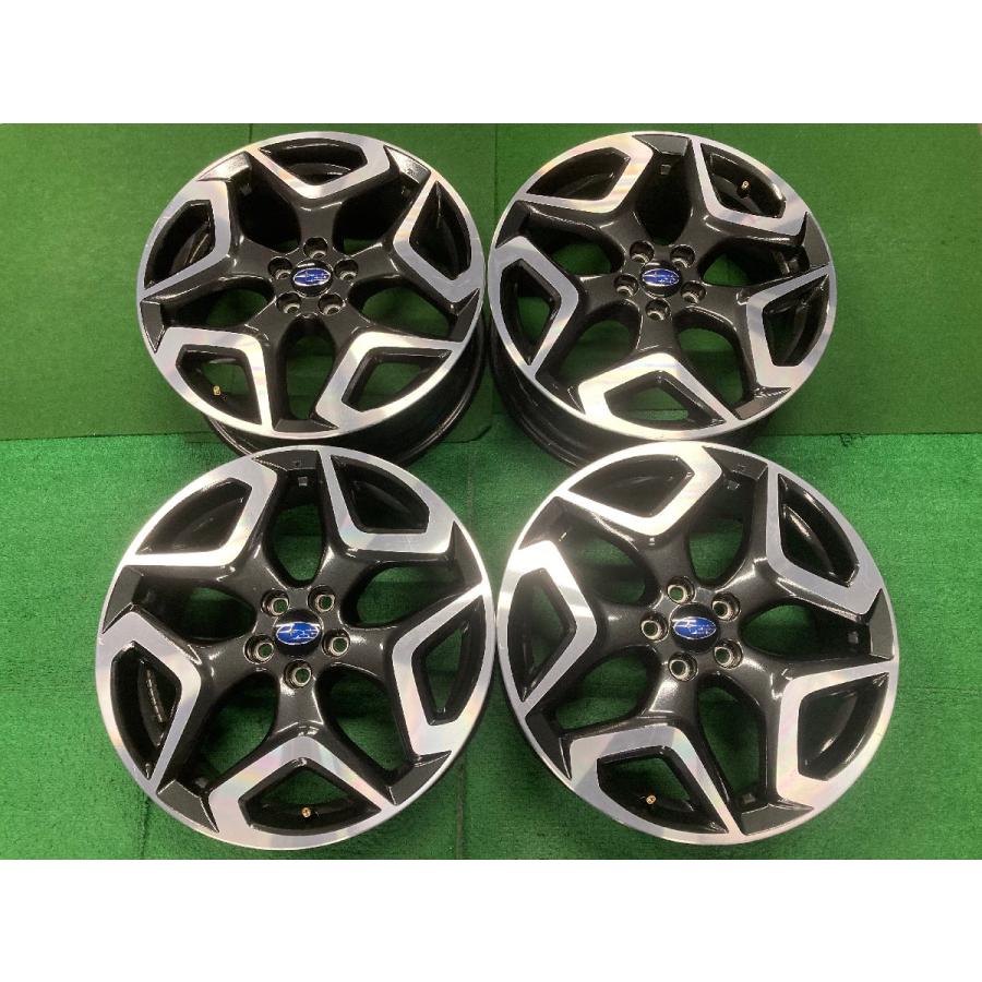7688 良品 スバル XV GT 純正 フォレスター レガシィ エクシーガ 等 18インチ 7J +55 5穴 100 アルミホイール 4本 : BOOBOO - 通販 - Yahoo!ショッピング