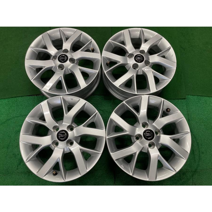 7939 良品 日産 ノート E12 純正 キューブ ティーダ マーチ 等 15インチ 5.5J +40 4穴 100 アルミホイール 4本 : BOOBOO - 通販 - Yahoo!ショッピング