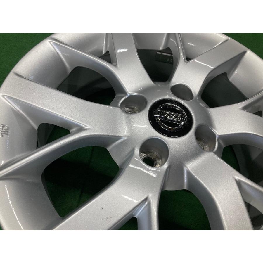 7939 良品 日産 ノート E12 純正 キューブ ティーダ マーチ 等 15インチ 5.5J +40 4穴 100 アルミホイール 4本 : BOOBOO - 通販 - Yahoo!ショッピング
