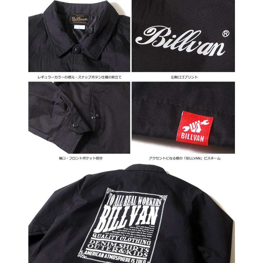 BILLVAN ビルバン TCウェザークロス REAL WORKERS プリント コーチジャケット メンズ アメカジ : ブギースタイル - 通販 - Yahoo!ショッピング