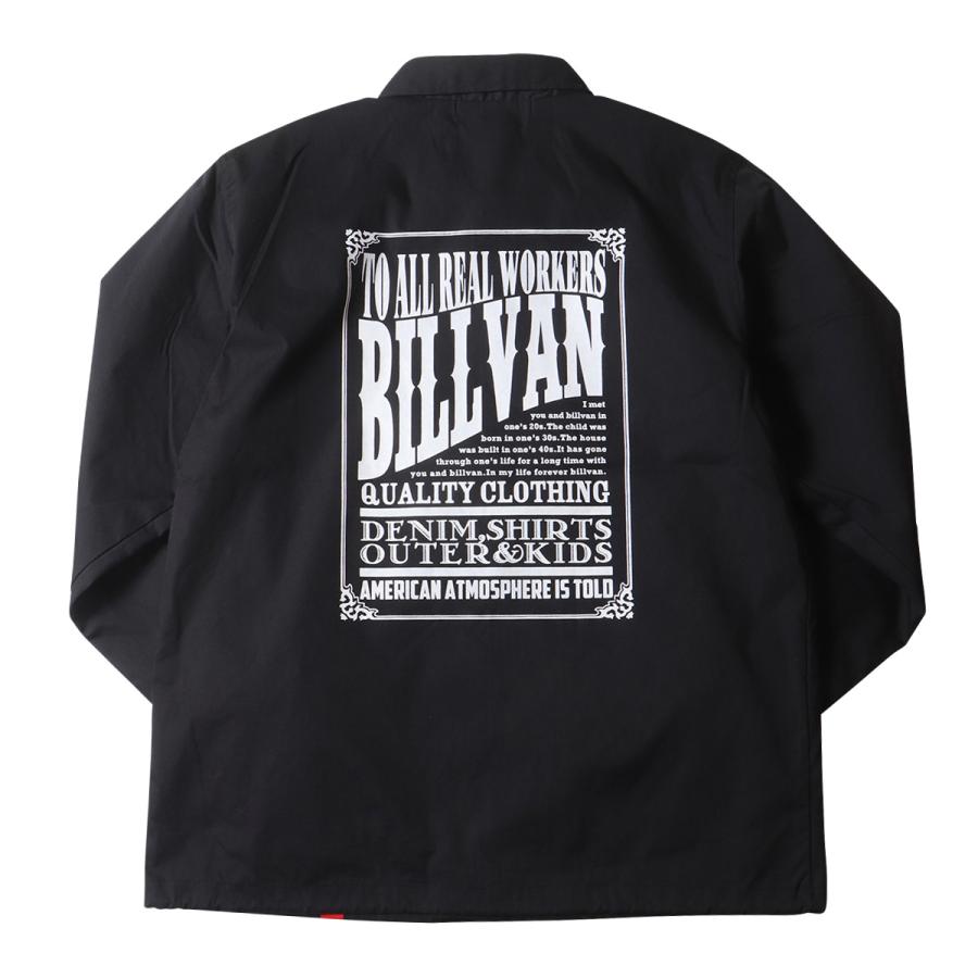 BILLVAN ビルバン TCウェザークロス REAL WORKERS プリント コーチジャケット メンズ アメカジ : ブギースタイル - 通販 - Yahoo!ショッピング