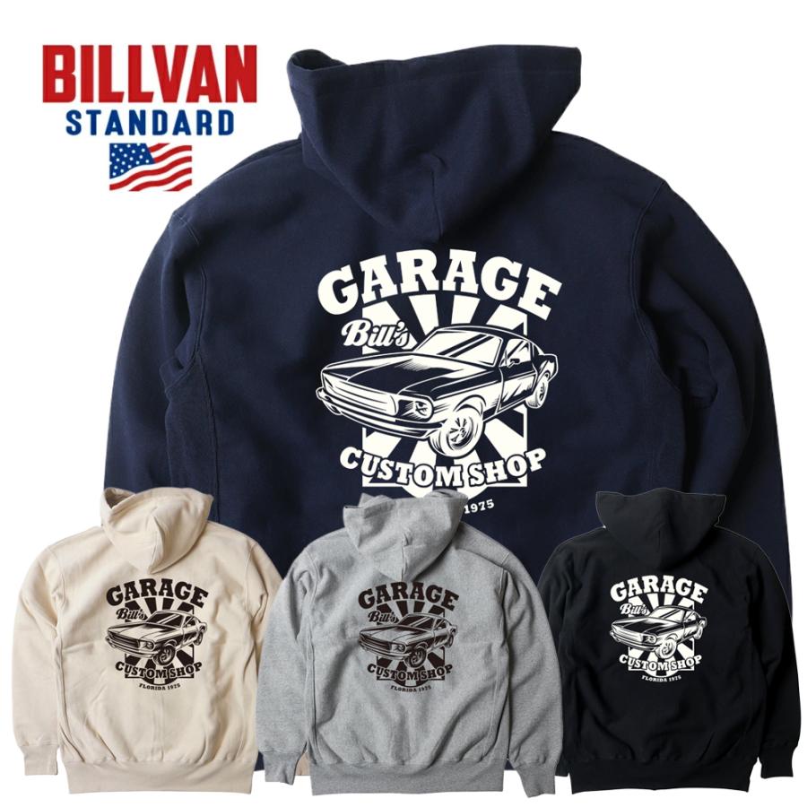 BILLVAN Bill's GARAGE CUSTOM SHOP 裏起毛ヘビースウェット ZIPパーカー ビルバン アメカジ : ブギースタイル - 通販 - Yahoo!ショッピング