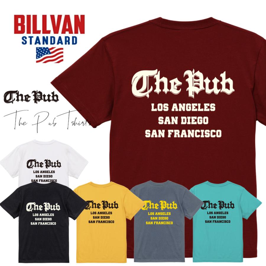 BILLVAN スタンダード The PUB 半袖Tシャツ ゴシックロゴ ビルバン アメカジ : ブギースタイル - 通販 - Yahoo!ショッピング