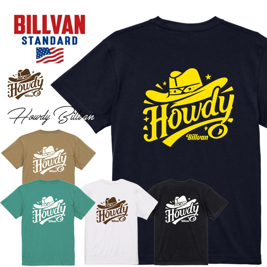 BILLVAN（ビルバン） スタンダード Howdy カウボーイハット柄 半袖Tシャツ アメカジ : ブギースタイル - 通販 - Yahoo!ショッピング