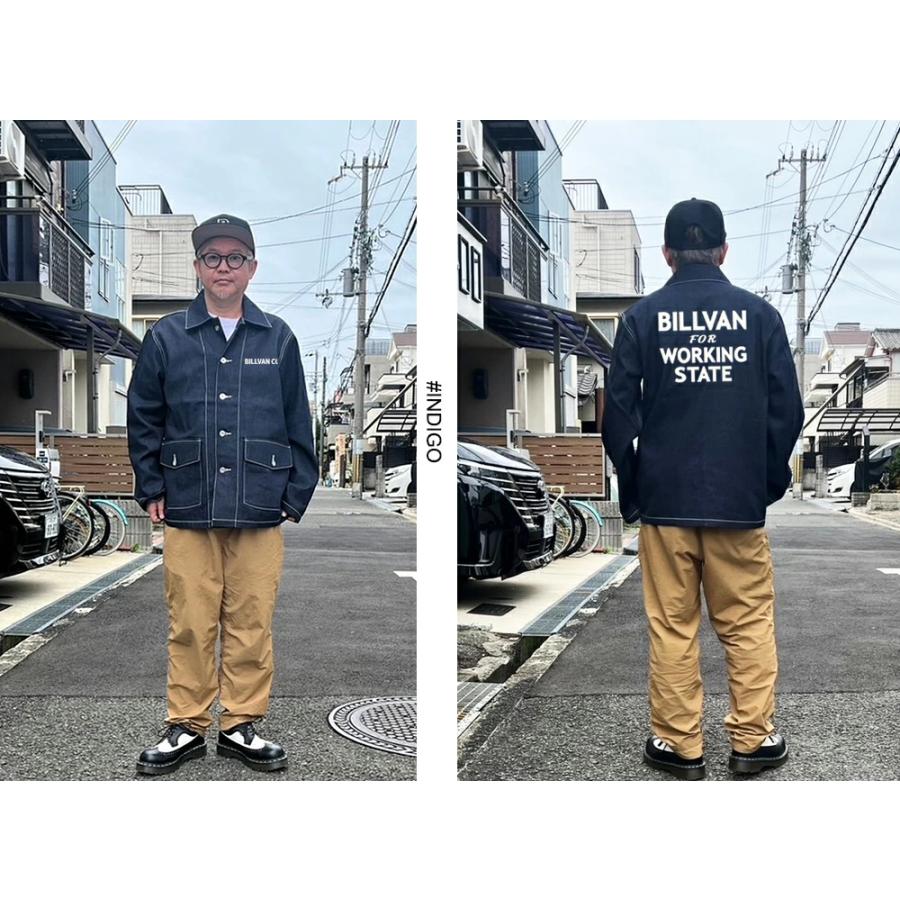 BILLVAN（ビルバン） BILLVAN WORKS 70’s復刻プリント・デニムワーク・カバーオール アメカジ : ブギースタイル - 通販 - Yahoo!ショッピング