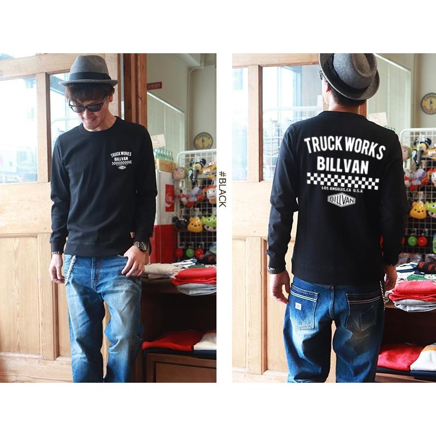 ロンT BILLVAN TRUCK WORKS ガゼット＆リブ付き ヘビーロングTシャツ BV-300308LS メンズ アメカジ :gbv ...