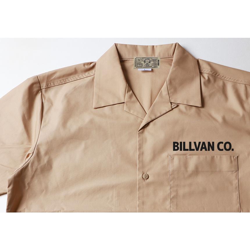 BILLVAN 高密度ツイル バックプリント ワークシャツ アメカジ メンズ シャツ : ブギースタイル - 通販 - Yahoo!ショッピング