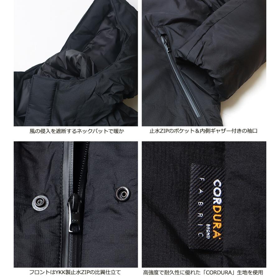 日本製 CORDURAナイロン フーデッド リアルダウンジャケット コーデュラ made in japan : ブギースタイル - 通販 ...