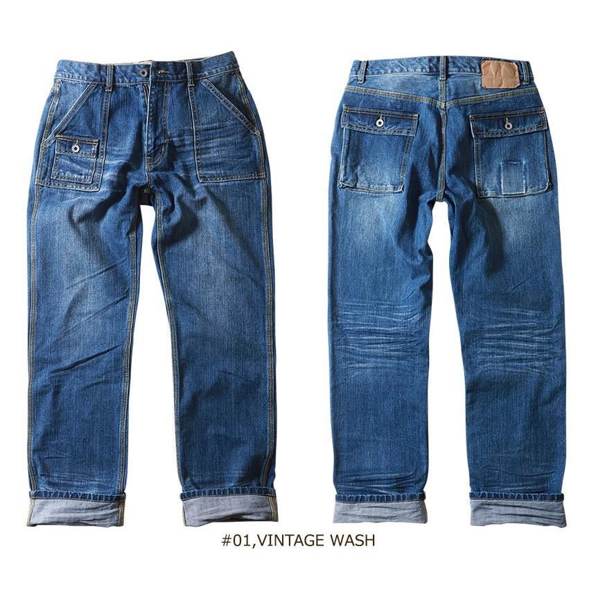 BILLVAN #805 ヴィンテージ加工 ブッシュデニムパンツ ビルバン ジーンズ メンズ アメカジ 送料無料 Lightning ライトニング :rs-121085vg:ブギースタイル ...
