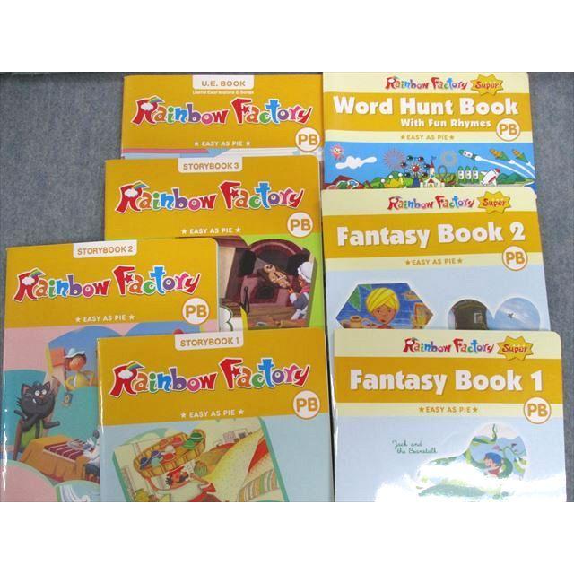 UF01-043 ECC Rainbow Factory PIECE OF CAKE / EASY AS PIE STORYBOOK1〜3など 2017/2018 計13冊 CD6枚/DVD4 ...