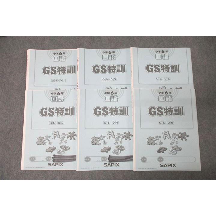SAPIX サピックス 小学6年 国語 GS特訓 GS-01〜06 計6回分セット 2021 ☆ 027S2D : ブックスドリーム 学参ストア2号店 - 通販 - Yahoo!ショッピング