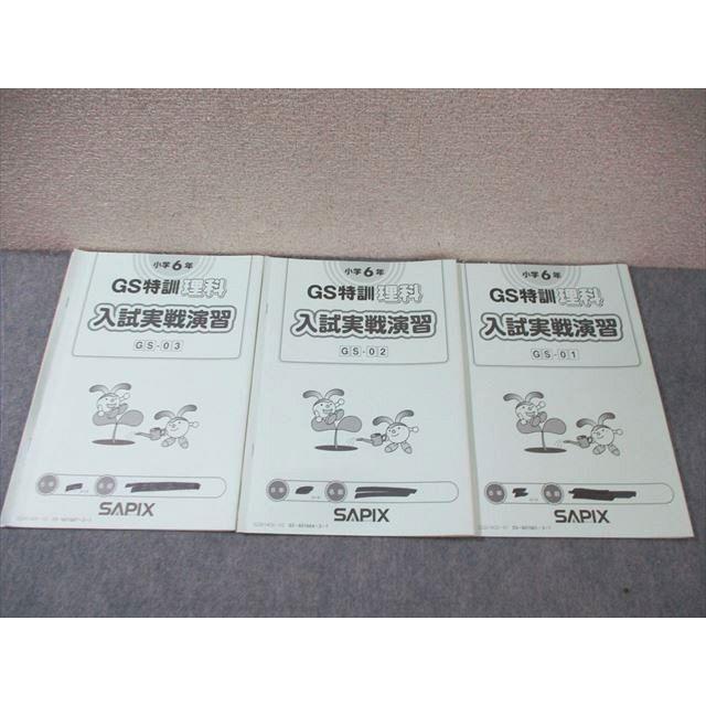 WZ01-006 SAPIX 小6 サピックス GS特訓 理科 【計3回分】 2022 10s2D :WZ01-006:ブックスドリーム 学参ストア2号店 - 通販 - Yahoo!ショッピング