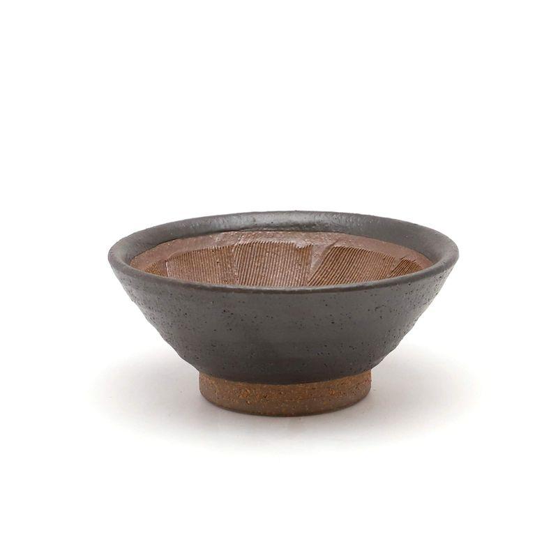 TAMAKI すり鉢 5号 ブラックモルタル ブラウン 直径14×高さ6.2cm 380ml 日本製 T-924181 :20230130170025-01490:Boom Japan ...