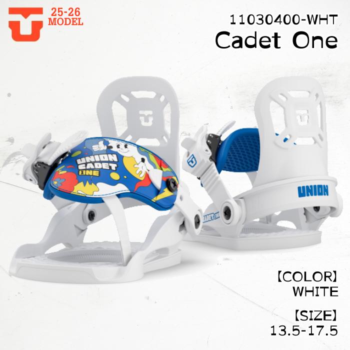 UNION BINDING 予約 25-26 ユニオン キャデット ワン ビンディング スノーボード CADET ONE WHITE キッズ ...