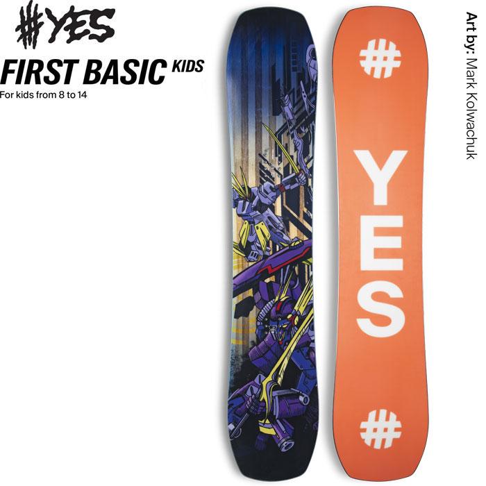 YES 予約 25-26 イエス ファーストベーシック スノーボード 板 FIRST BASIC キッズ ジュニア スノボ 2026 日本正規 ...