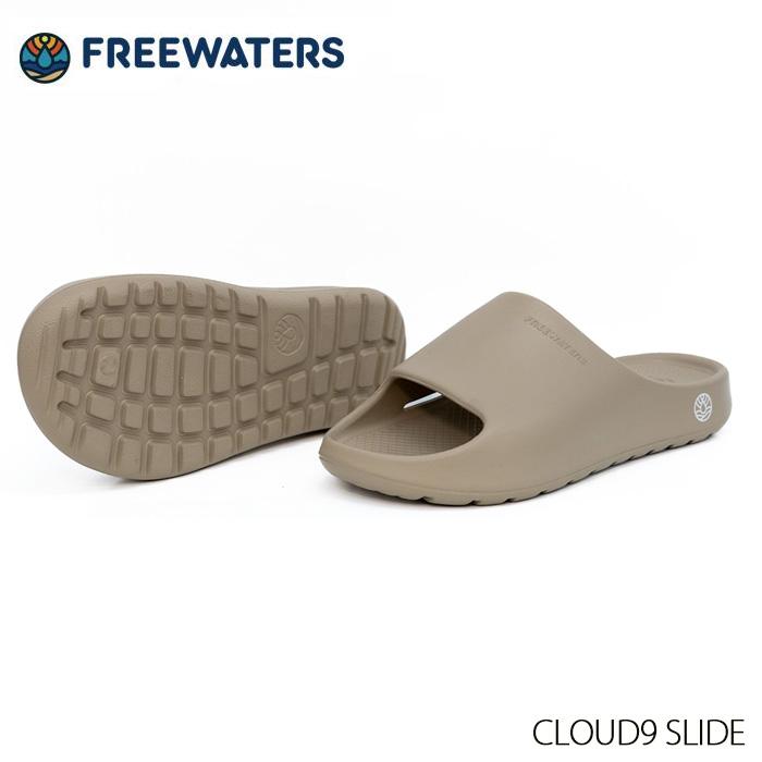 Freewaters フリーウォータース CLOUD9 Slide クラウドナイン Taupe ウルトラ 水陸両用 ビーチ 海 海水浴 プール リカバリー サンダル 23-24 ...