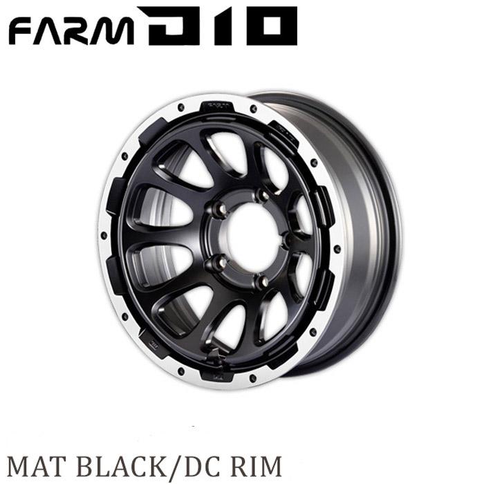 Motor Farm (モーターファーム) FARM D10 (ファーム ディ テン) 16x5.5J 5H/139.7 -25 マット ...
