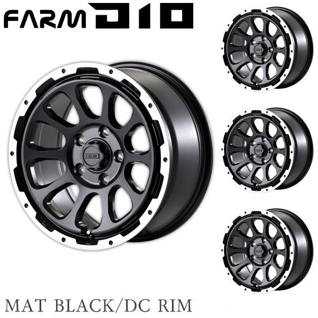 Motor Farm（モーターファーム） FARM D10 (ディ テン) JEEPラングラー用 17x8.0J 5H/127 +38 マット ...