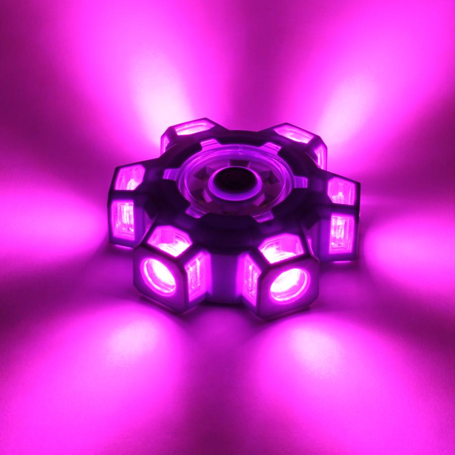 Wagan 携帯型非常用三角表示板 FRED LIGHT PRO PURPLE(フレッドライトプロパープル) 三角表示板の代用品・パワーライト ...