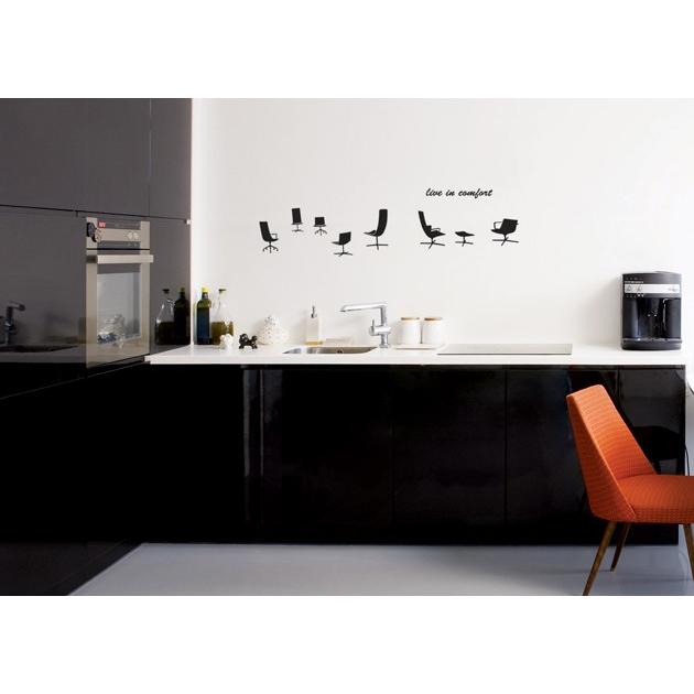 ウォールステッカー 窓 シール 椅子 : g58823-02 : ビッグスマイル - 通販 - Yahoo!ショッピング