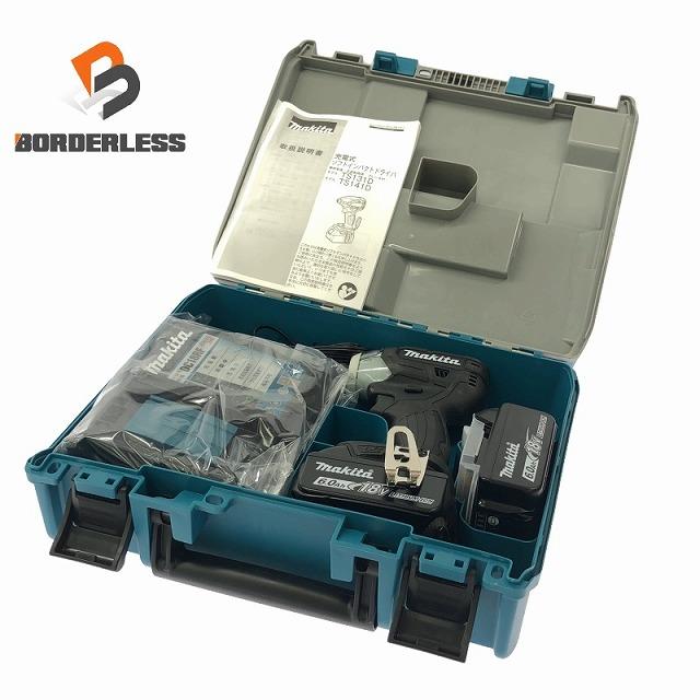 マキタ ☆未使用品☆ makita 18V 充電式ソフトインパクトドライバ TS141DRGXB 黒 バッテリー2個(18V 6.0Ah) 充電器 ケース付 : 工具販売専門店 ...