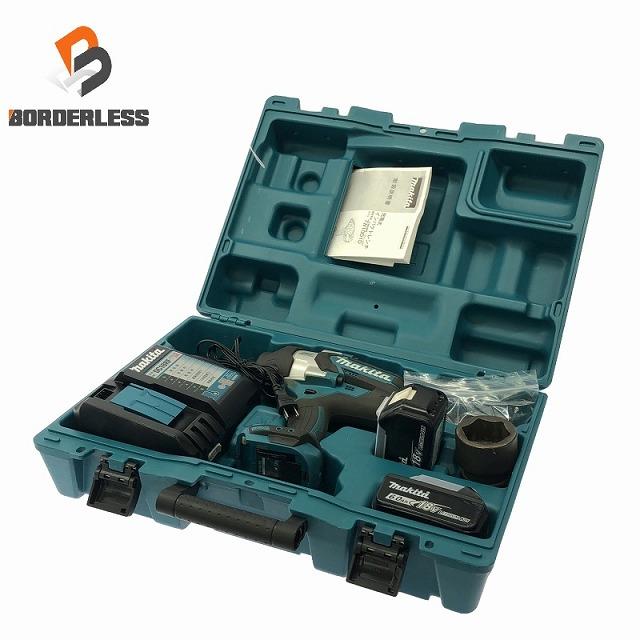 マキタ ☆比較的綺麗☆makita 18V 充電式インパクトレンチ TW1001DRGX バッテリー2個(18V 6.0Ah) 充電器 ケース付き : 工具販売専門店BORDERLESS ...