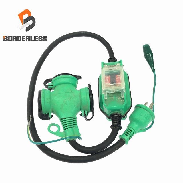 日動工業 ☆中古品☆NICHIDO ポッキン延長ブレーカー PBW-EK-T 15A 100V 1m 防雨型 過負荷漏電しゃ断器付 過負荷・漏電保護兼用 : 工具販売専門店BORDERLESS ...