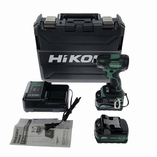 HiKOKI ☆未使用☆HiKOKI ハイコーキ 18V コードレス静音インパクトドライバー WHP18DA(2XPZ) バッテリ2個(36V2.5Ah) 充電器 ケース付 : 工具販売専門店 ...