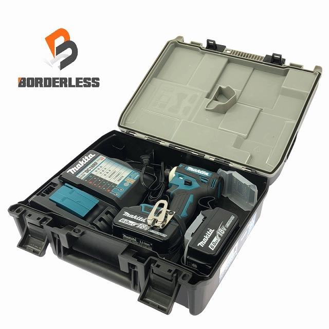 マキタ ☆極美品☆makita 18V 充電式インパクトドライバ TD172DRGX バッテリー2個(18V 6.0Ah) 充電器 ケース付き : 工具販売専門店BORDERLESS - 通販 ...