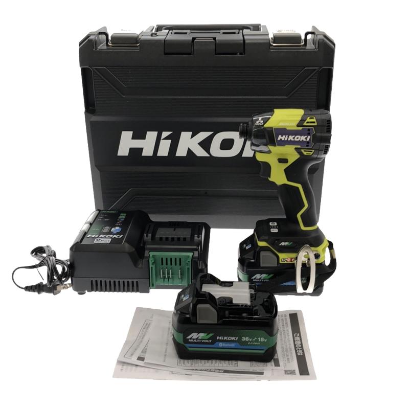 HiKOKI ☆未使用品☆HiKOKI ハイコーキ 36V コードレスインパクトドライバー WH36DD(2XHYSZ) 黄色/スパイダーイエロー フルセット 充電式 : 工具販売専門店 ...