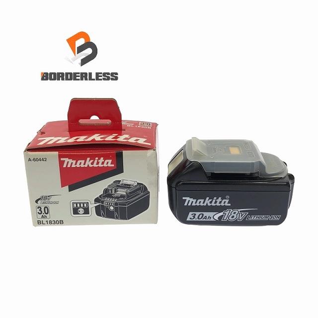 マキタ ☆美品☆makita 18V 3.0Ah 純正 リチウムイオンバッテリー BL1830B 残量表示付 リチウムイオン電池 蓄電池 充電池 : 工具販売専門店BORDERLESS ...